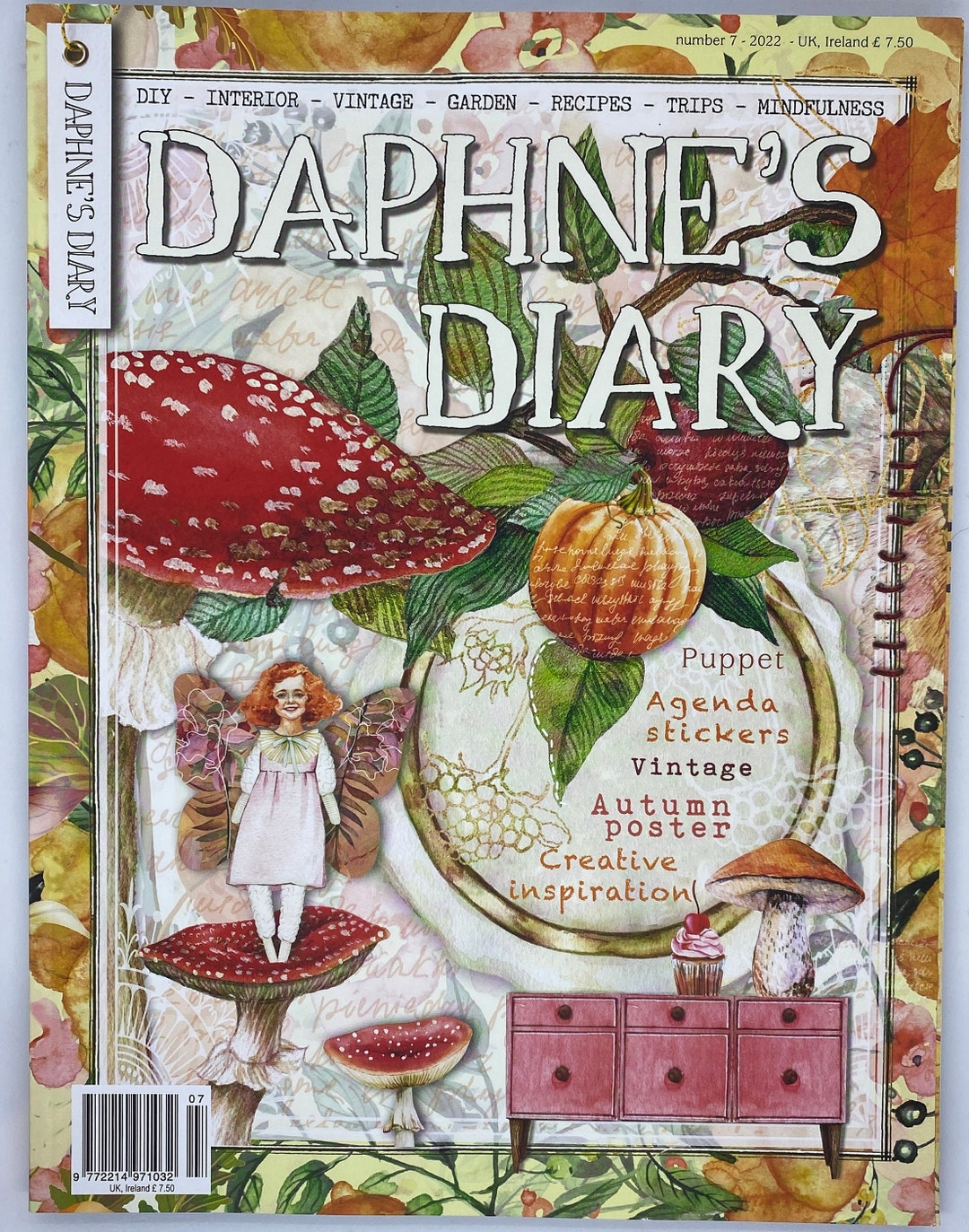 Daphne's Diary Magazine 7-2022. Vintage Style, Junk Journaling ...