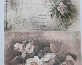 Vintage Rice Paper | Etsy