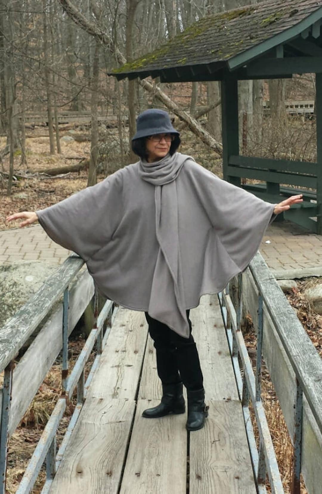 Warm Elegant Poncho - Etsy