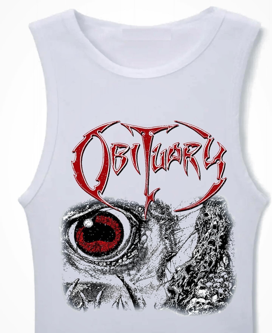 Heavy Metal Tank Tops, Crop Graphic Tanks - Etsy