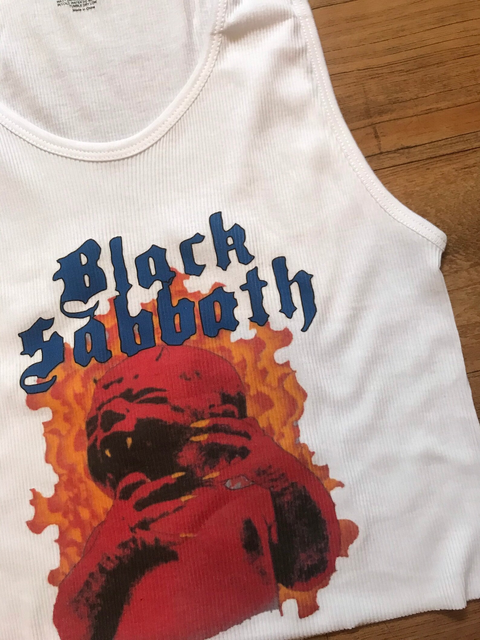 Vintage Graphic Crop Tank Top Heavy Metal Tank Top. - Etsy