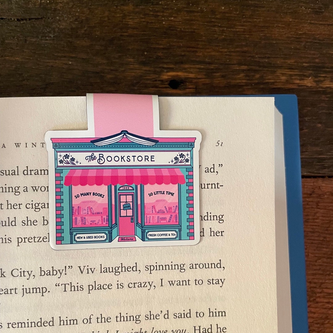 Bookstore Magnetic Bookmark, Bookish Gift - Etsy