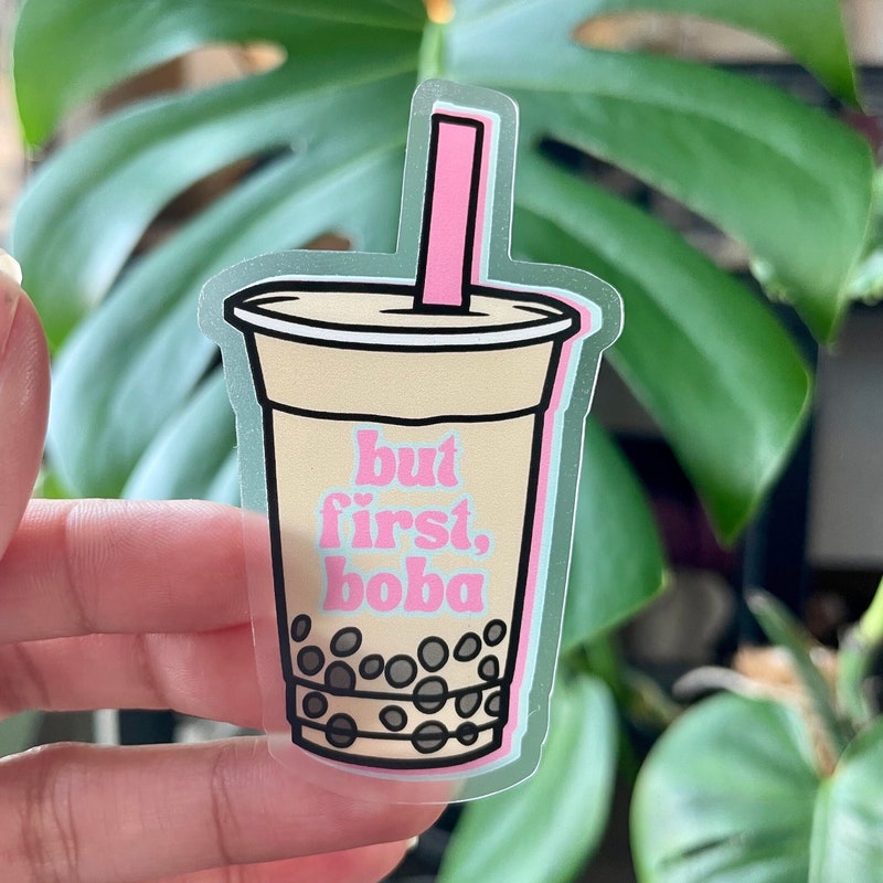 Boba Tea Sticker - Etsy
