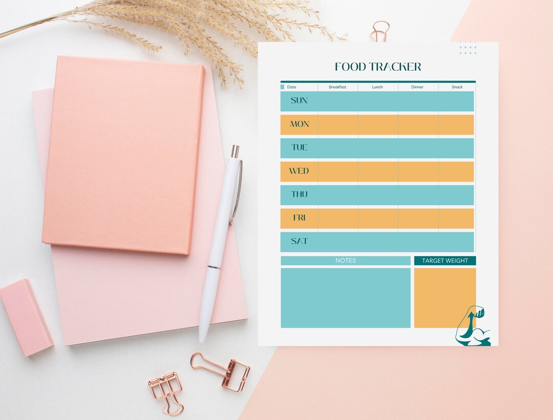 Planner Fitness Planner Digital Download Downloadable Planner Printable ...