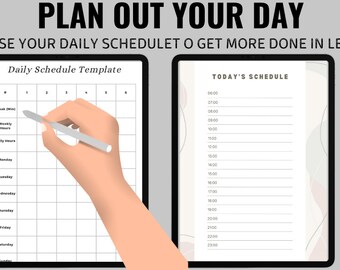 Teacher's Daily Schedule Planner - Etsy
