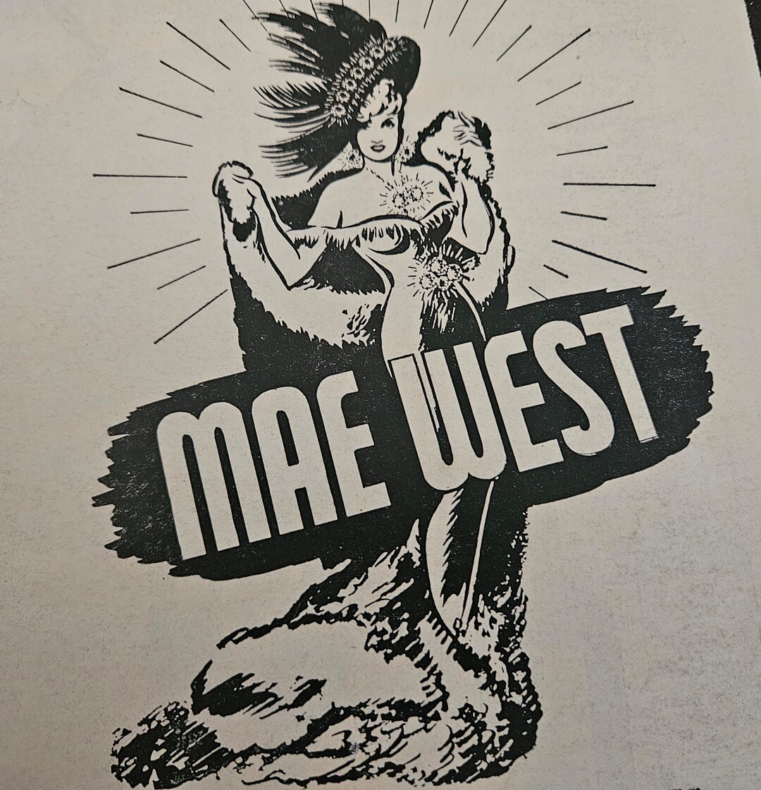 Mae West "diamond Lil". Vintage Playbill - Etsy