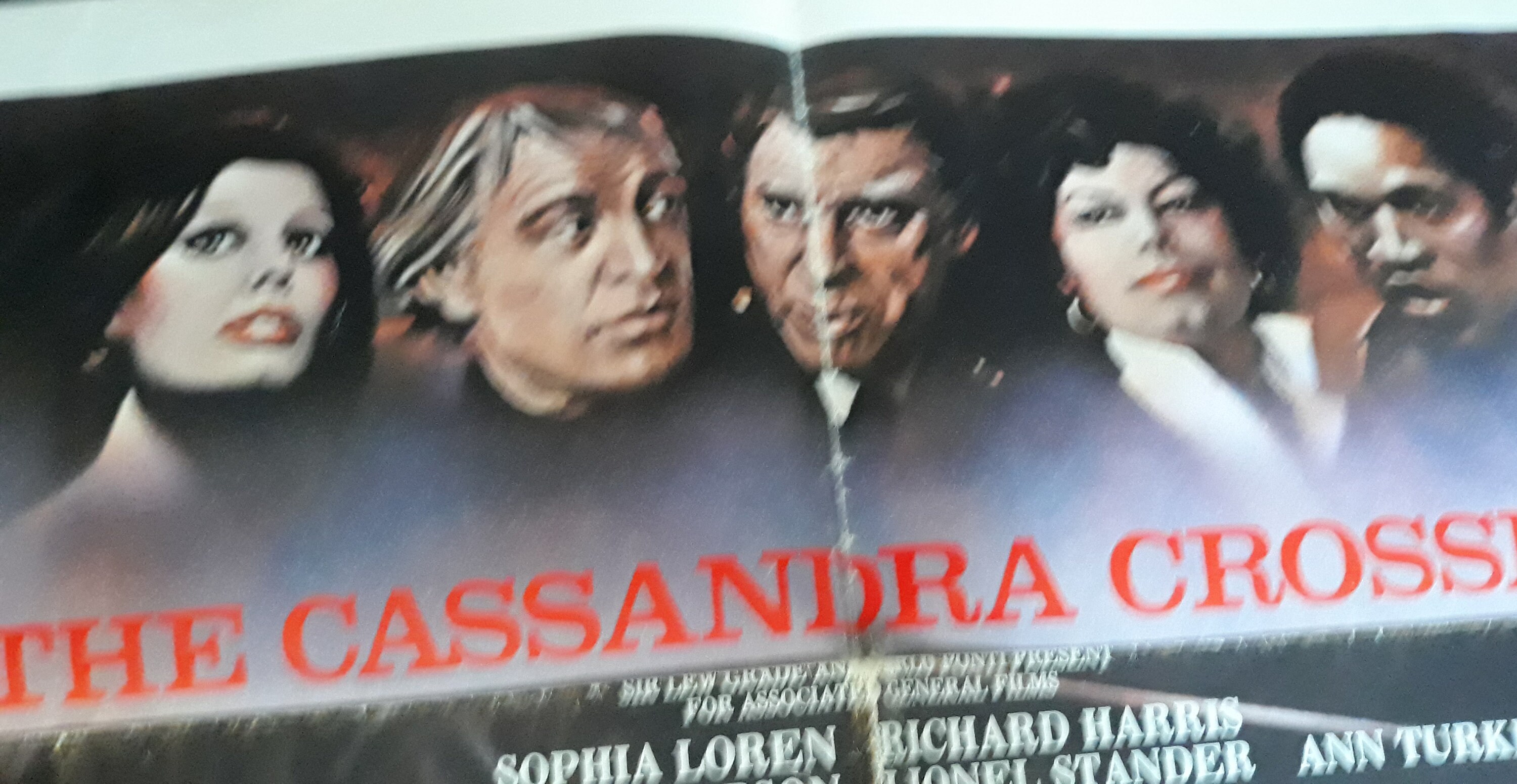 Sophia Loren the Cassandra Crossing Ava Gardner. Vintage 1 Sheet Movie ...