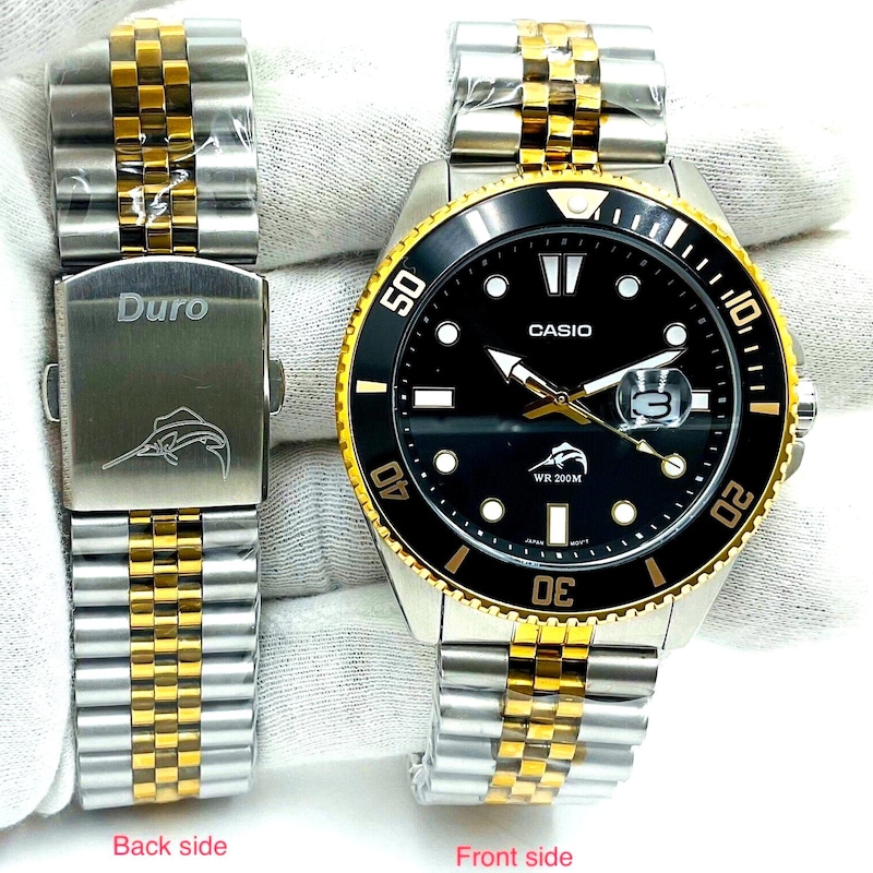 Casio Silver Gold - Etsy