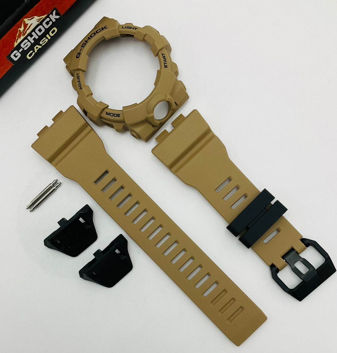 Casio Watch Band and Bezel Set for G-shock GBD-800UC-15 GBA-8000 ...