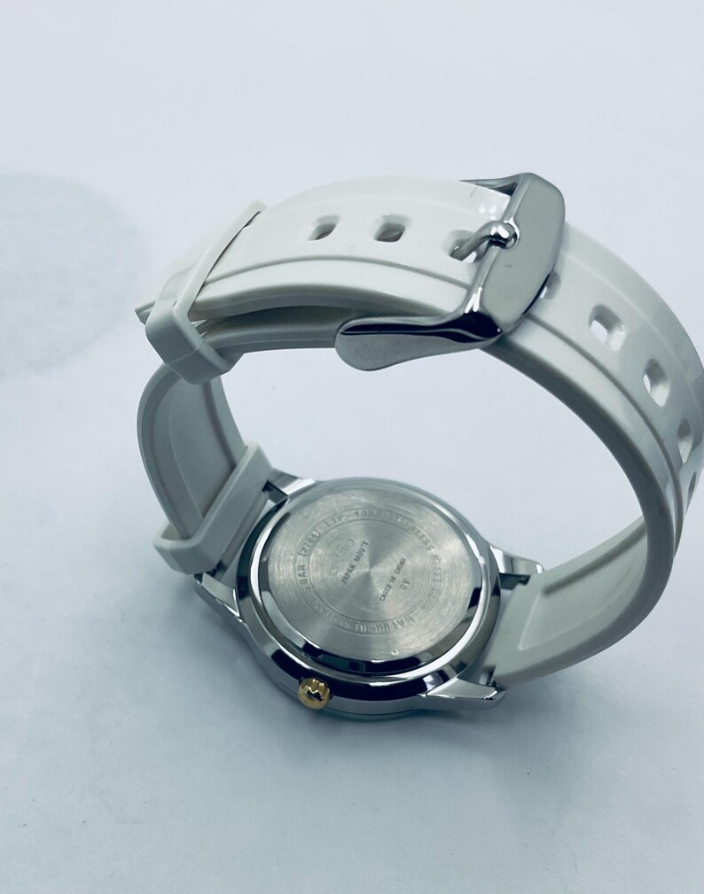 Brand New Casio Analog Ladies Watch White LTP-1359-9A With Date Window ...