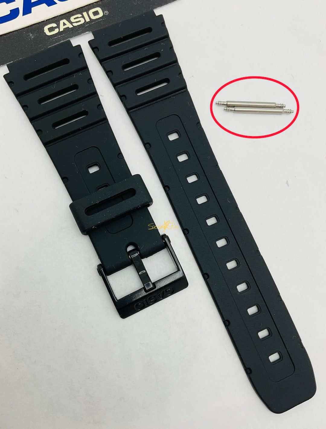 Casio 71604130 Genuine Factory BAND: Ca-53w Ca-61w Ft-100w W-520u W-720 ...