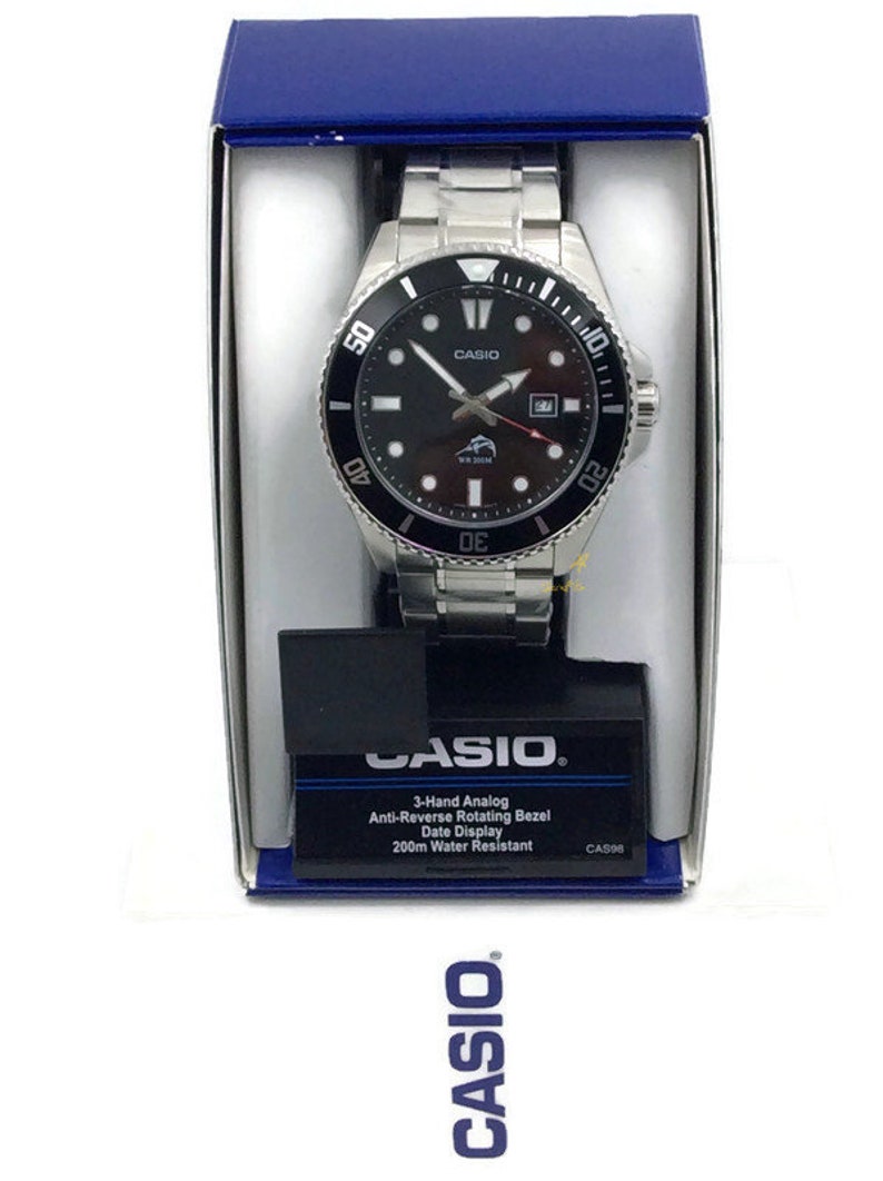 Casio MDV106-1AV Duro Men's Silver S/steel Watch - Etsy
