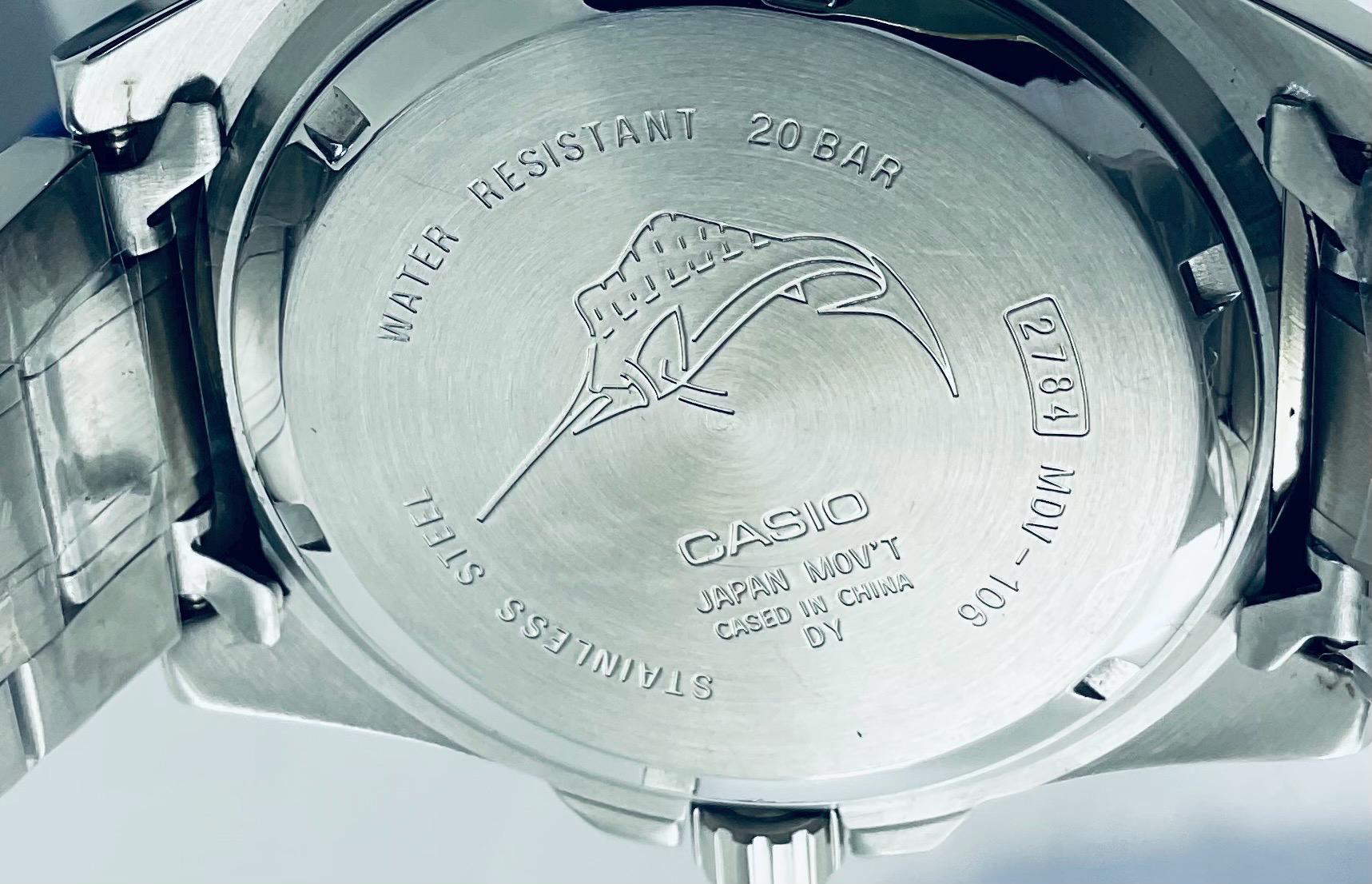 Casio MDV106-1AB, Duro, Men's Silver S/steel Watch, 200-meter WR Custom ...