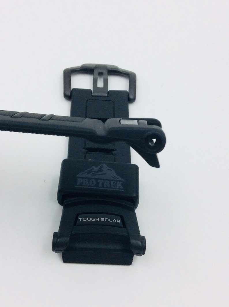 Casio G-SHOCK Pro Trek Tough Solar Watch Band Strap PRG-130Y-1 Black ...