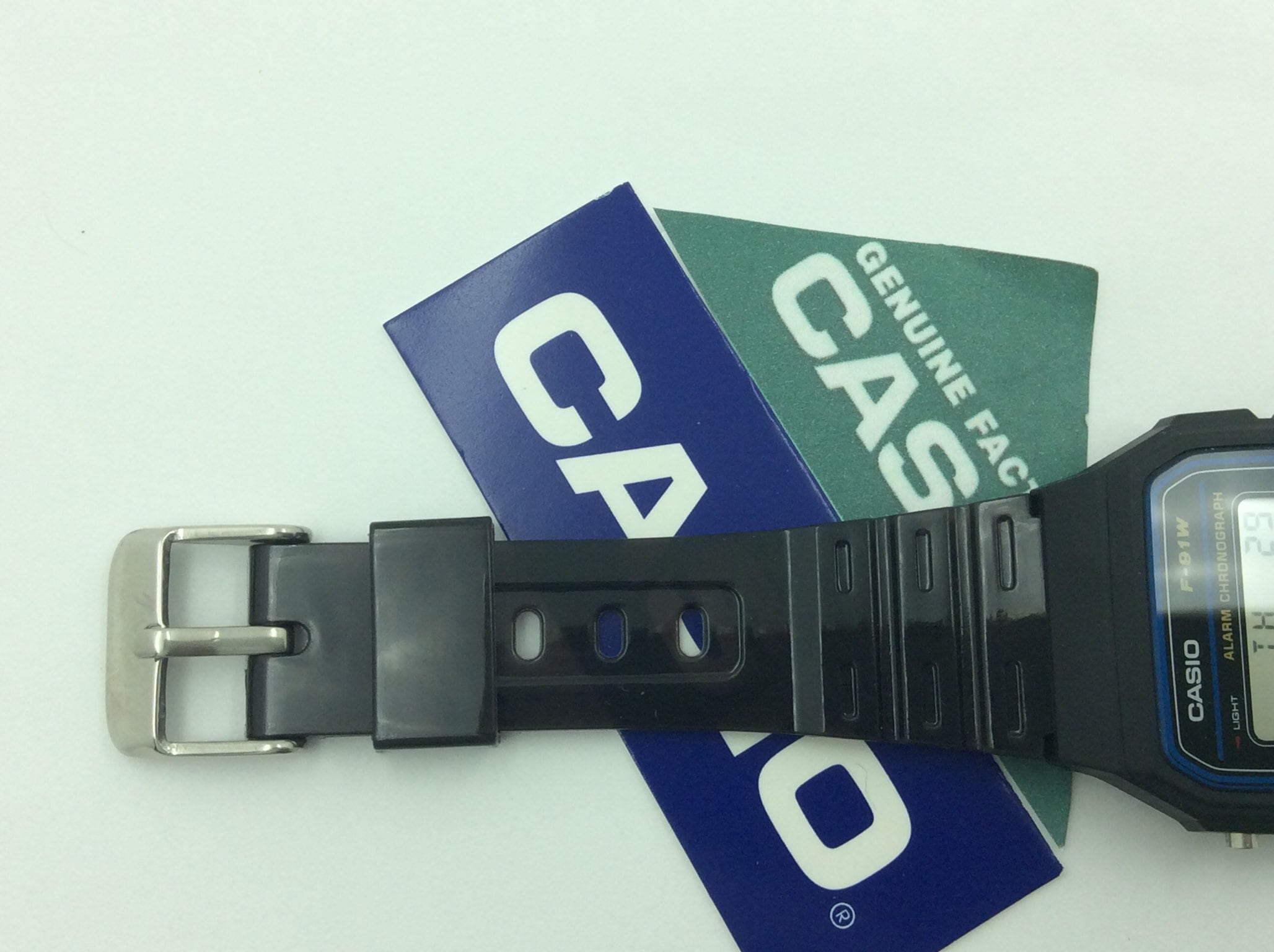 New Casio F91W Digital Watch, Custom Black Transparent Clear Jelly ...