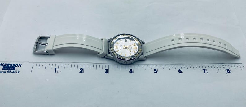 Brand New Casio Analog Ladies Watch White LTP-1359-9A With Date Window ...