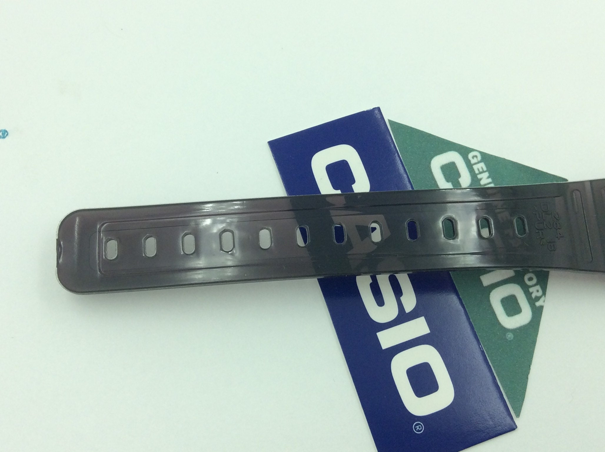 New Casio F91W Digital Watch, Custom Black Transparent Clear Jelly ...