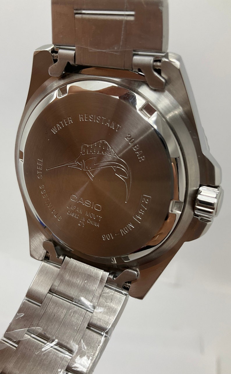 Casio MDV106-1AB, Duro, Men's Silver S/steel Watch, 200-meter WR Custom ...