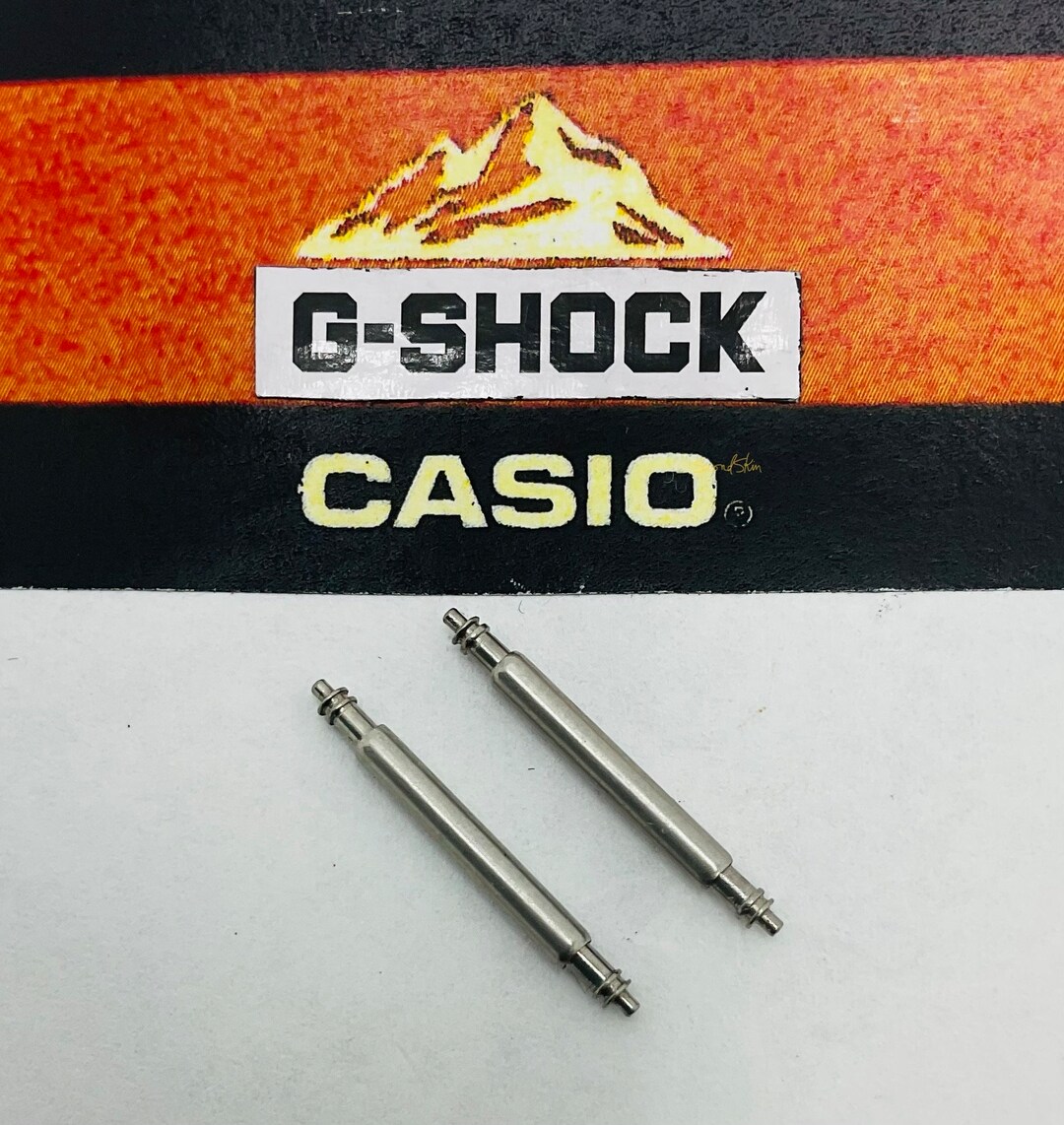 2 Genuine CASIO G-shock GA100 Spring Bars/rod PINS Band/case Pin/bar 2 ...