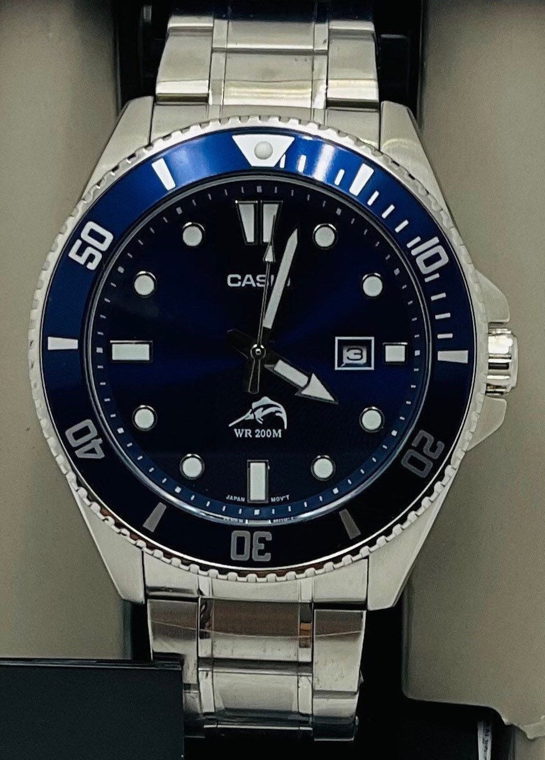 Casio MDV106B-2AVCF, Duro, Men's Silver S/steel Watch, 200-meter WR ...