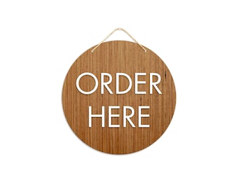 Order Here Sign | Etsy