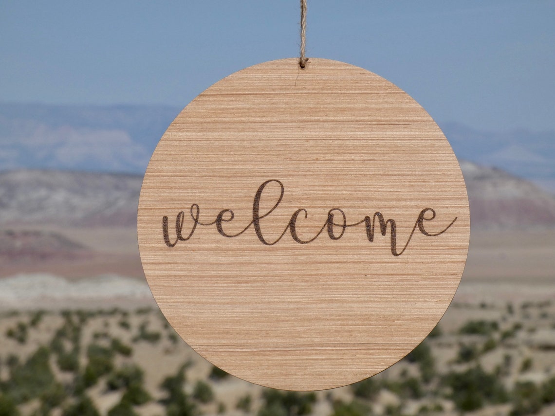 Rustic In Session Welcome Sign / | Etsy