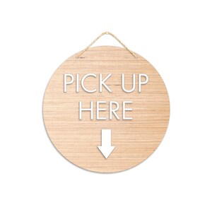 Double Sided Pick up Here Sign / Pick up Here Sign / Pick up - Etsy