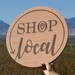 Shop Local Sign / Shop Small Business / Support Small Business - Etsy