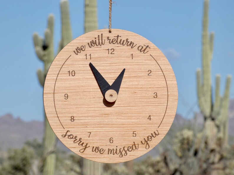 Wooden Open Sign / Reversible Open Sign / Clock Sign / - Etsy