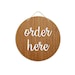 Order Here Business Sign / Custom order Here Sign - Etsy
