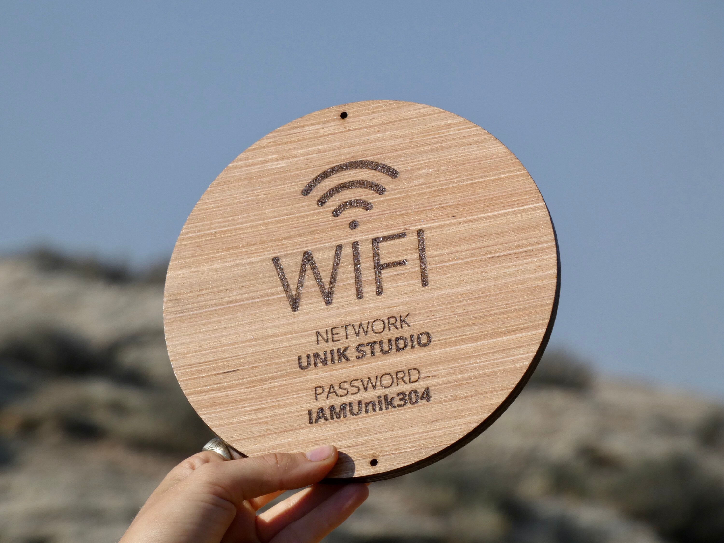 Custom Wifi Sign / Wifi Password Sign / Wooden Wifi Sign / | Etsy