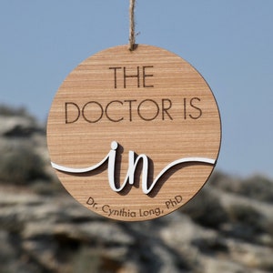 Custom the Doctor is In / the Doctor is Out Sign / Doctor's Office Sign ...