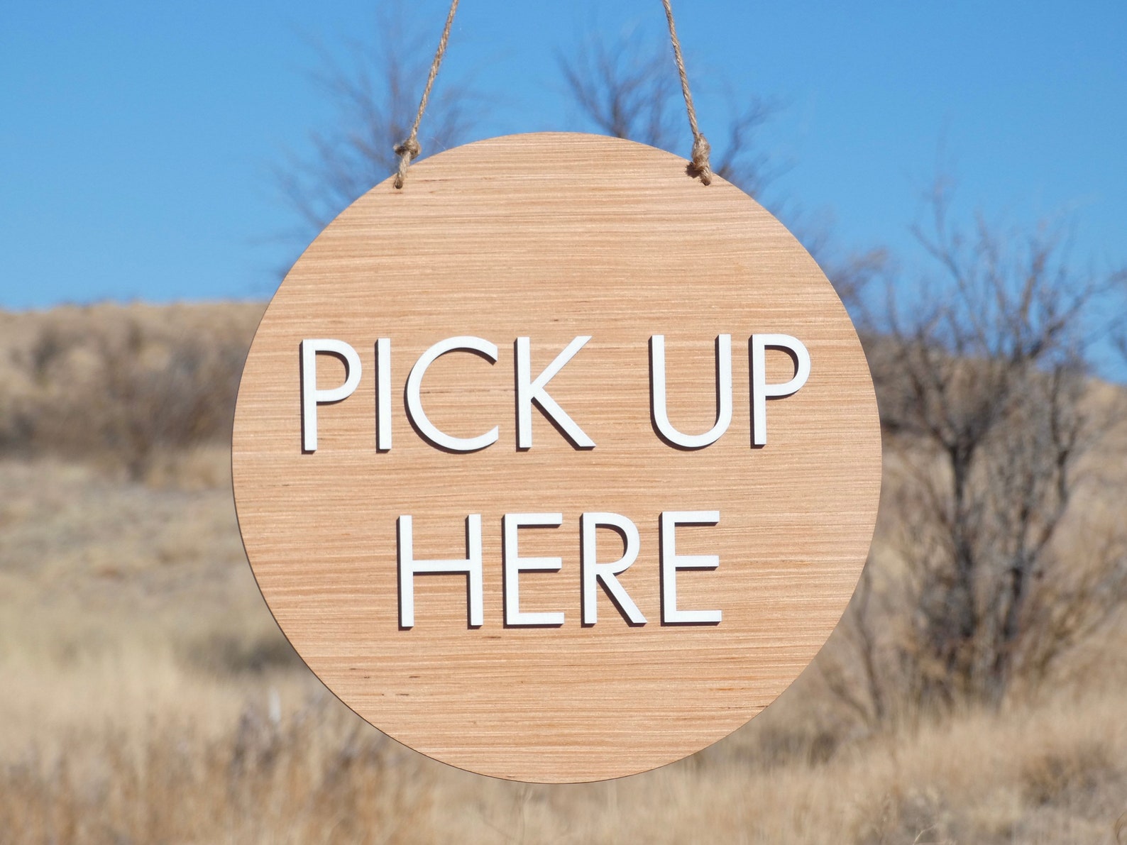 Custom pick up Here Sign / Business pick | Etsy