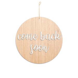 Unique welcome Sign / come Back Soon - Etsy