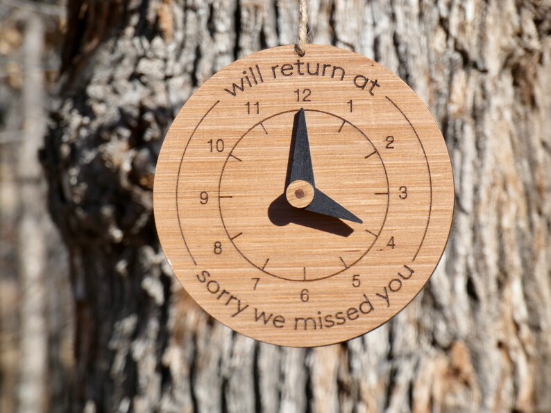 Be Back Soon Sign / returning At Business Sign / | Etsy