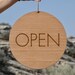 Reversible Open Sign / Be Back Soon Sign / will - Etsy