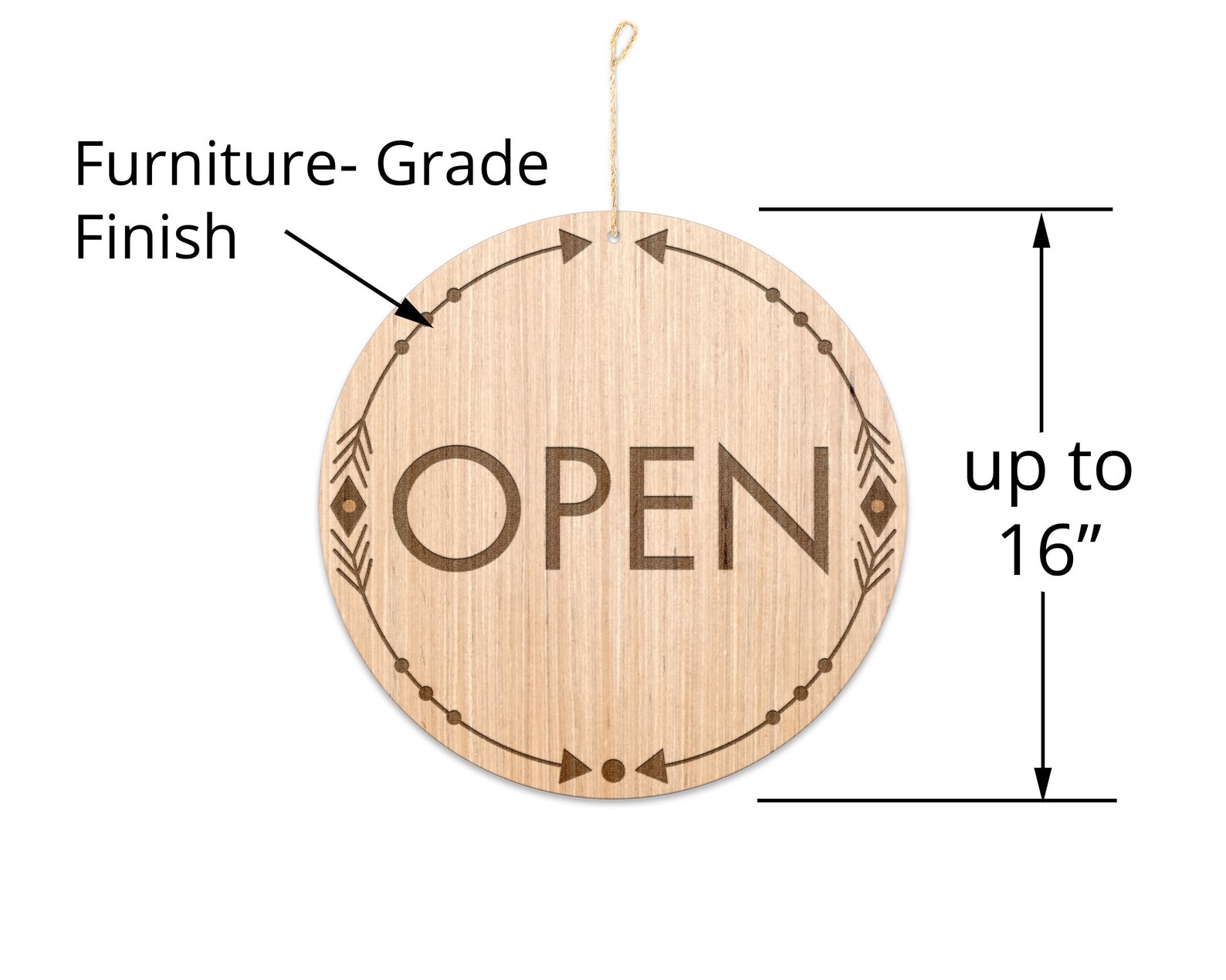 Unique Open Closed Sign / Wooden Open Closed Sign / Business - Etsy