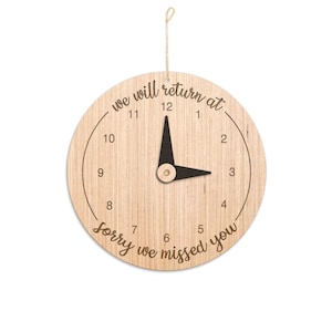 Be Back Soon Sign - Etsy