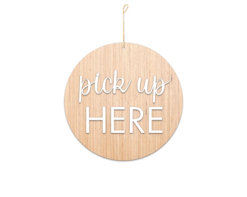 Pick up Here Sign / Pick up Sign / Custom Sign / Business Sign - Etsy