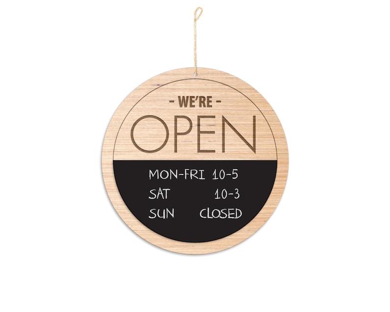 Chalkboard Open/closed Sign / Chalkboard Sign / Reversible - Etsy