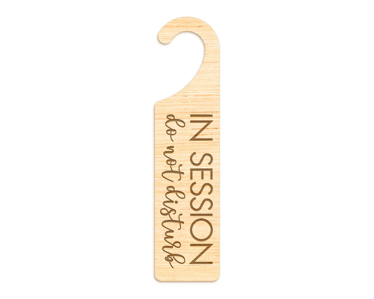 In Session Sign / Now Available Sign / Door Knob Hanger / Do - Etsy