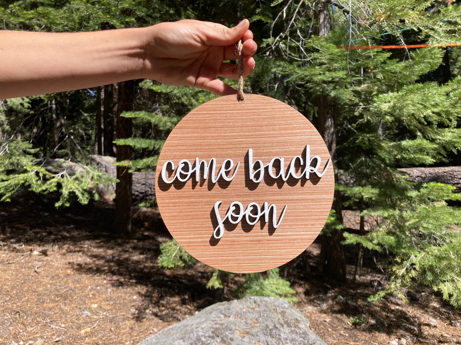 Unique welcome Sign / come Back Soon | Etsy