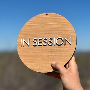 In Session Sign / in a Meeting Sign / in Session Sign / Do Not Disturb ...