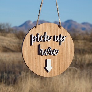 Order Pick up Sign / Pick up Here Sign / Custom Business Sign - Etsy