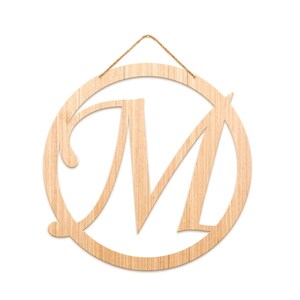 Custom Wooden Monogram / Monogram Door Hanger / Front Door - Etsy