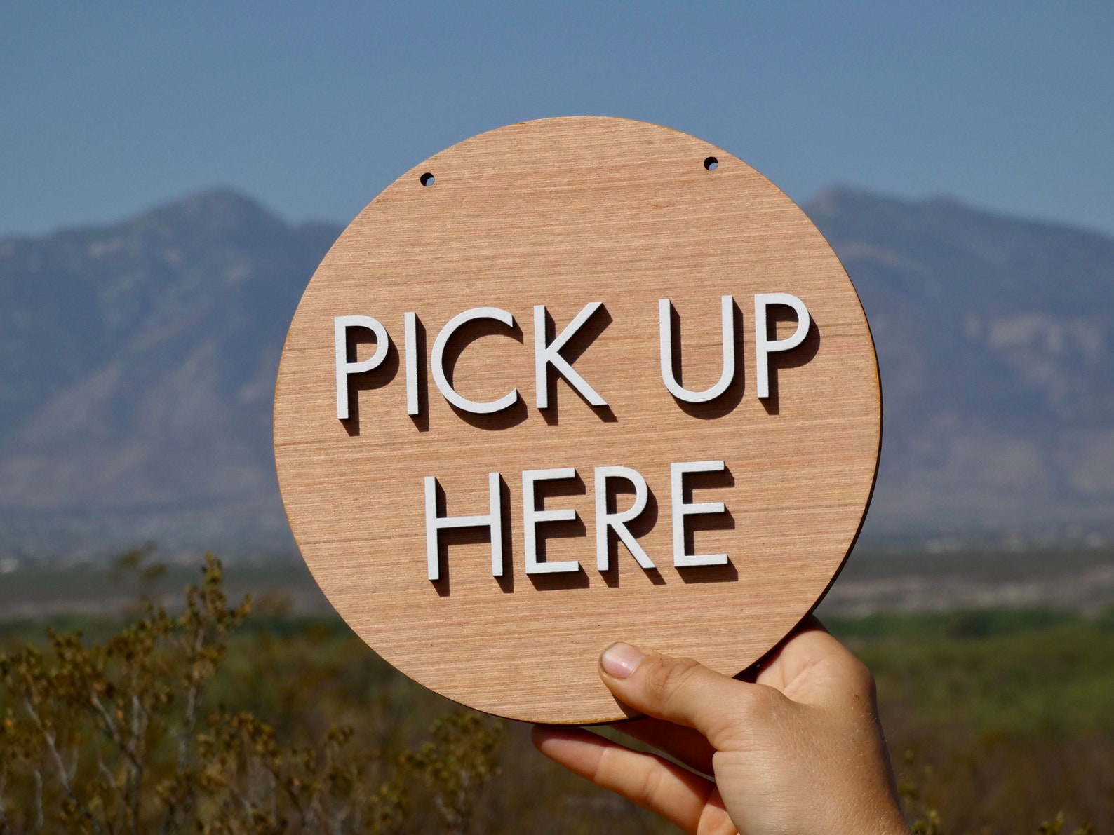 Custom pick up Here Sign / Business pick | Etsy