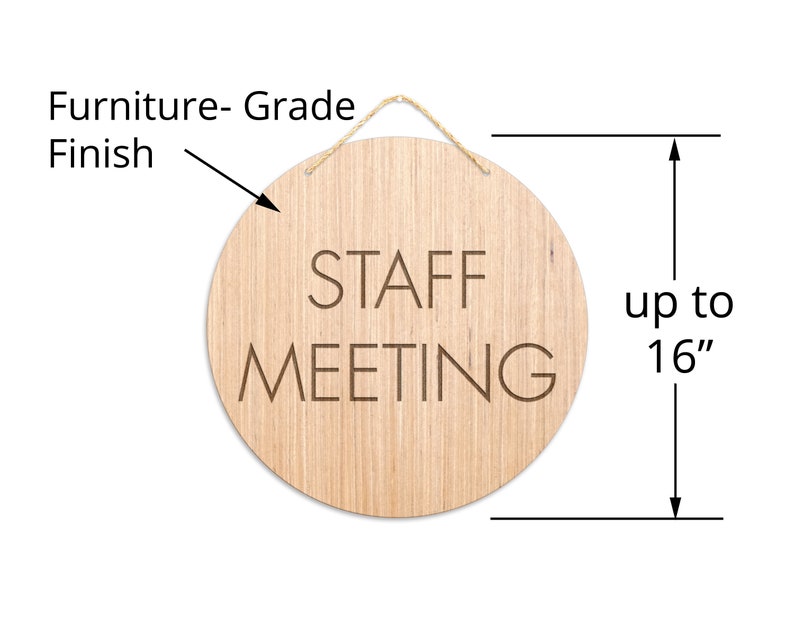 Staff Meeting Sign / in a Meeting Sign / Meeting in Session - Etsy