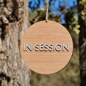In Session Sign / in a Meeting Sign / in Session Sign / Do Not Disturb ...