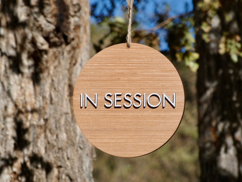 In Session Sign / in a Meeting Sign / in Session Sign / Do Not - Etsy