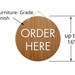 Business order Here Sign / Stained order - Etsy